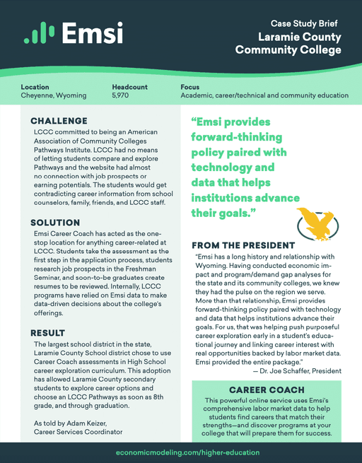 Using Career Coach to Build High School Enrollment Pathways